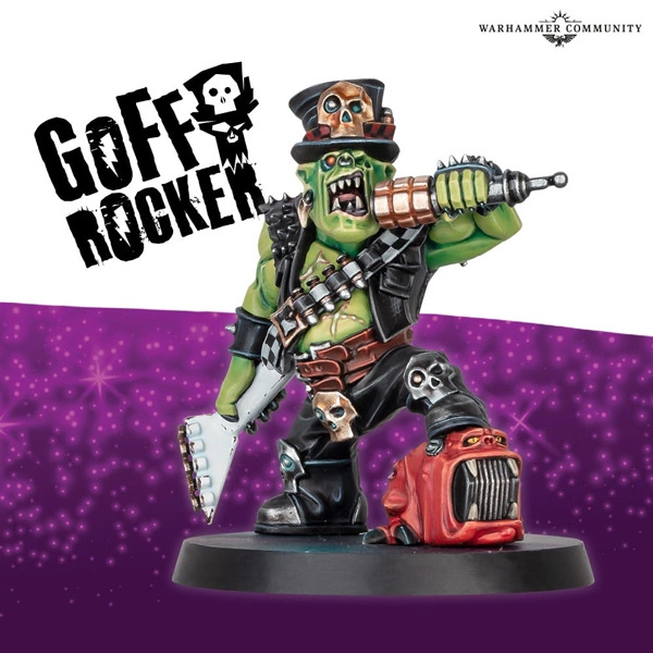 Warhammer 40K ORKS: ORK GOFF ROCKER - sklep militarialodz.pl